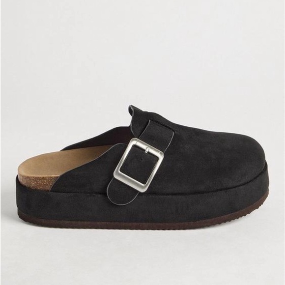 torrid | Shoes | Torrid Platform Black Suede Clog | Poshmark